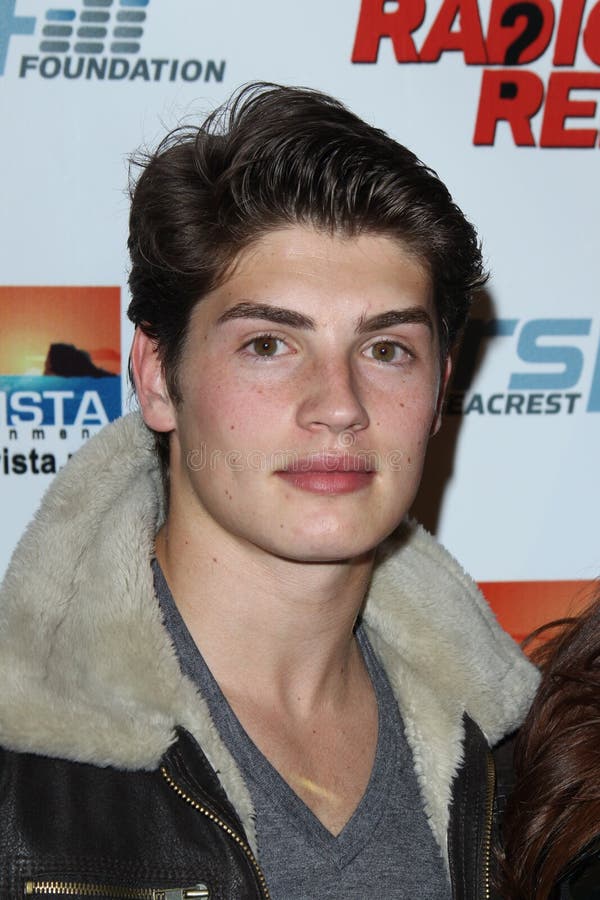 Gregg Sulkin editorial stock photo. Image of gregg, radio - 23456088