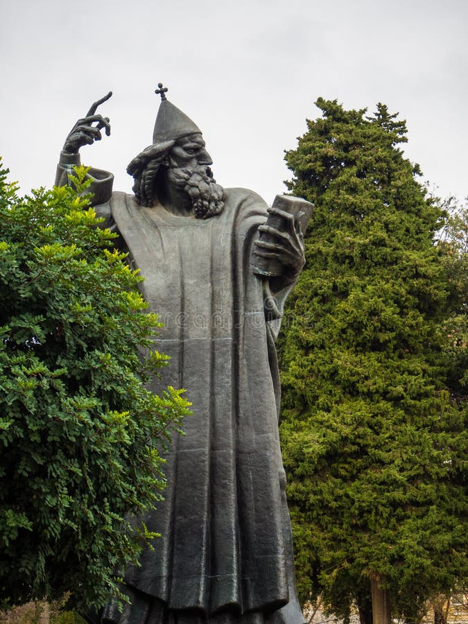 Gregory of Nin Statue in Split, Croatia. Editorial Image - Image of ...