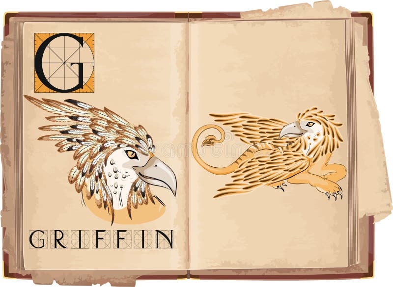 Greif vektor abbildung. Illustration von geöffnet, mythologie - 54433845