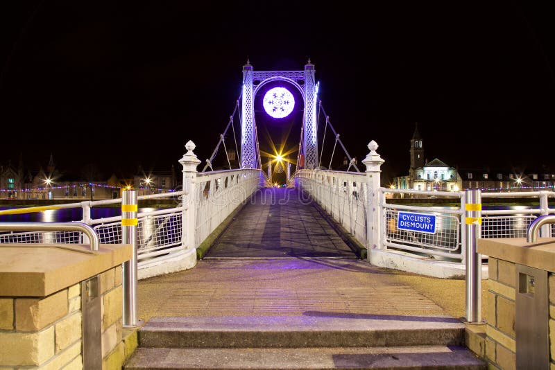 Greig St Bridge, Inverness, UK Stock Image - Image of view, inverness ...
