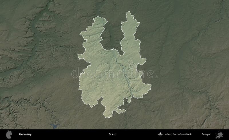 Greiz Highlighted, Germany. Physical Stock Illustration - Illustration ...