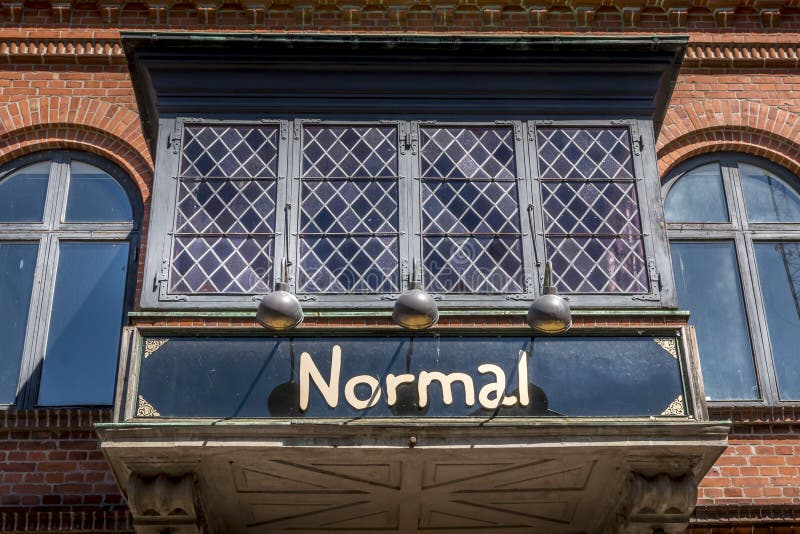 The Logo of the Normal in Grenaa Editorial Photo - Image of head ...