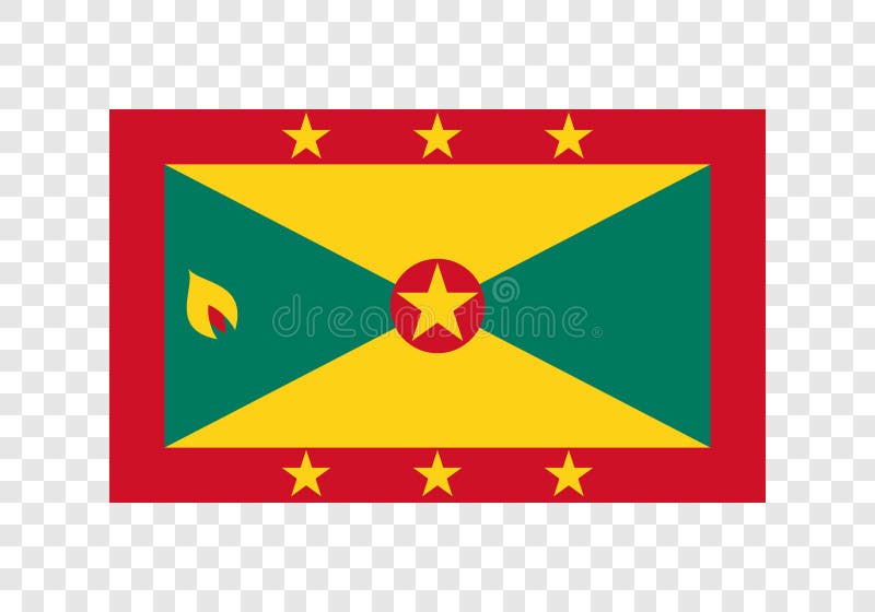Grenada - bandera nacional stock de ilustración. Ilustración de muestra ...