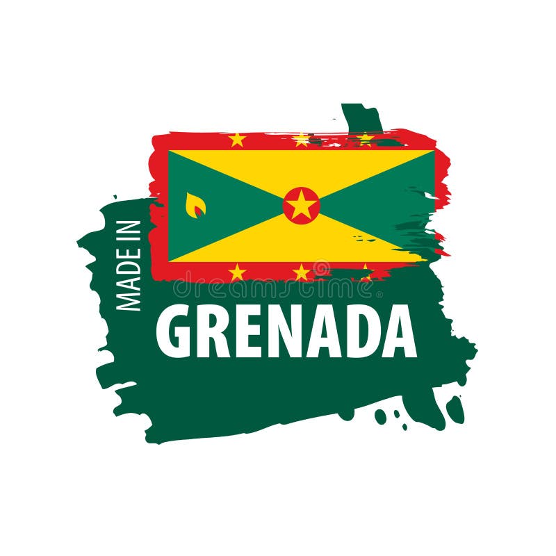 Grenada Flag, Vector Illustration on a White Background Stock Vector ...