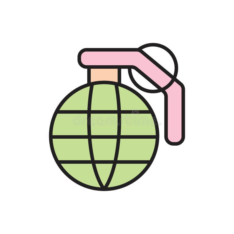 Grenade Icon Vector Design Templates Stock Vector - Illustration of ...