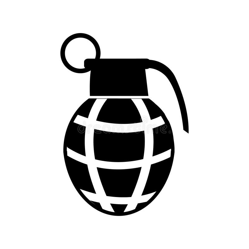 Grenade Icon Vector. Explosion Illustration Sign. Weapon Symbol. Army ...