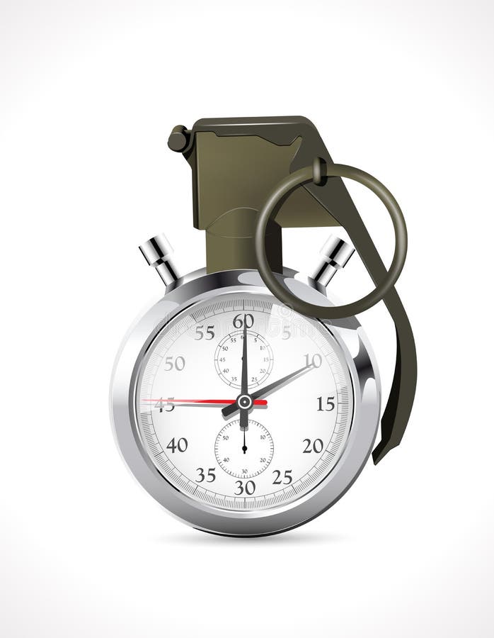 Grenade - Killing time stock vector. Illustration of late - 43280502