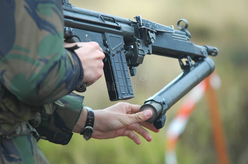 Grenade launchers Hk-79 stock image. Image of army, fight - 7137485