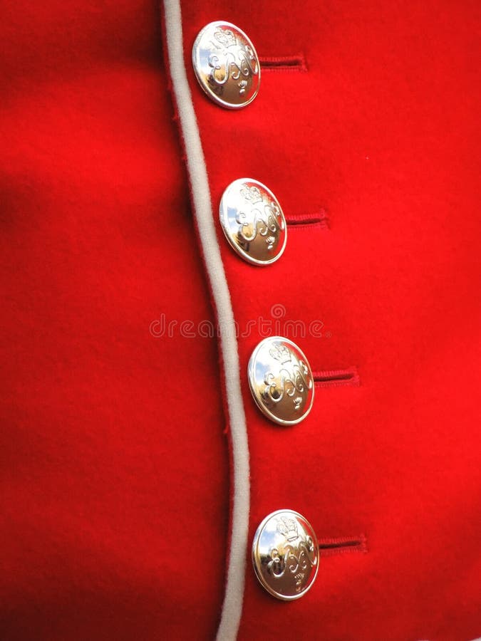 Grenadier Guards Tunic Close Up Stock Image - Image of soldier, trees ...