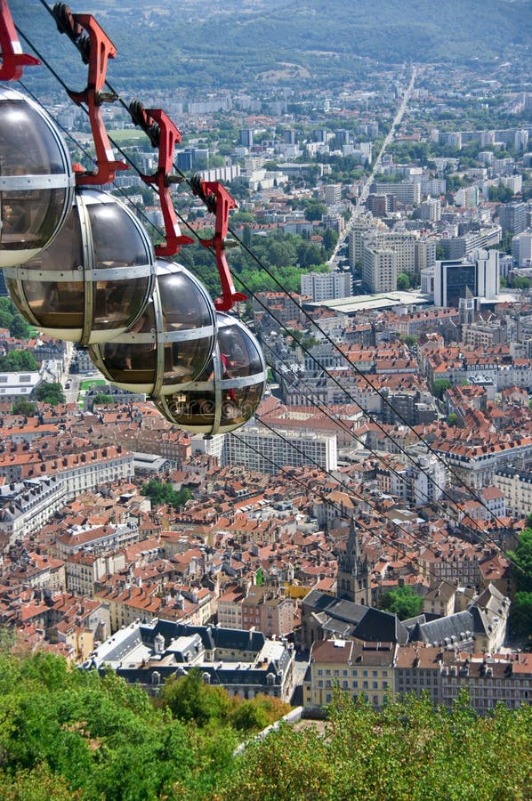 Grenoble bastille stock image. Image of architecture - 11296607
