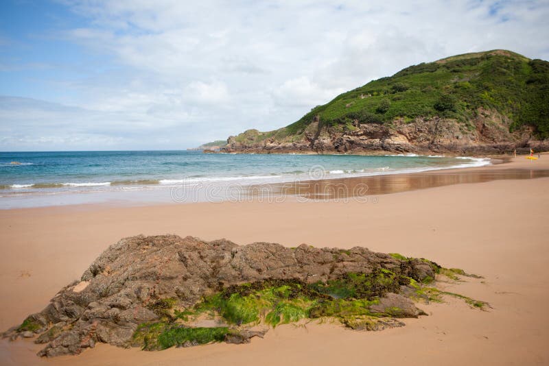 Beauport Beach, Jersey, Channel Islands, UK Stock Photo - Image of ...
