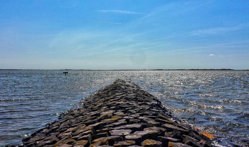 Grevelingen stock afbeelding. Image of water, zout, meer - 74749201