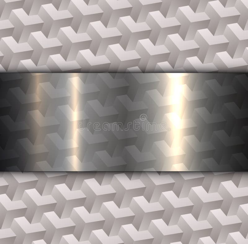 Grey Abstract Background 3d Stock Vector - Illustration of seamless ...