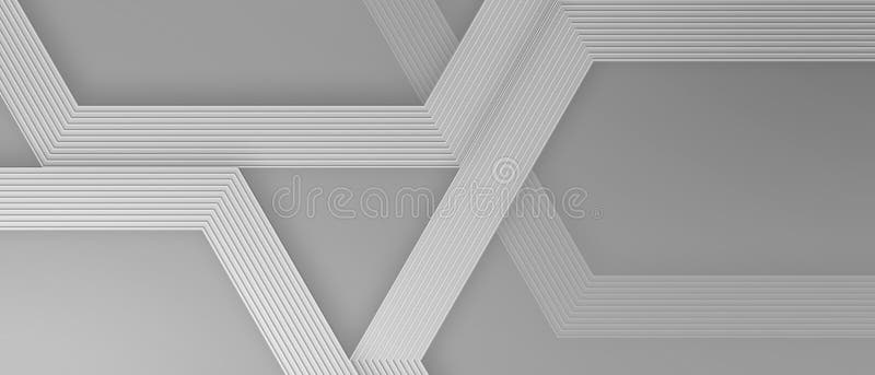 Grey Abstract Background Layers Lines Texture Design Stock Illustration ...