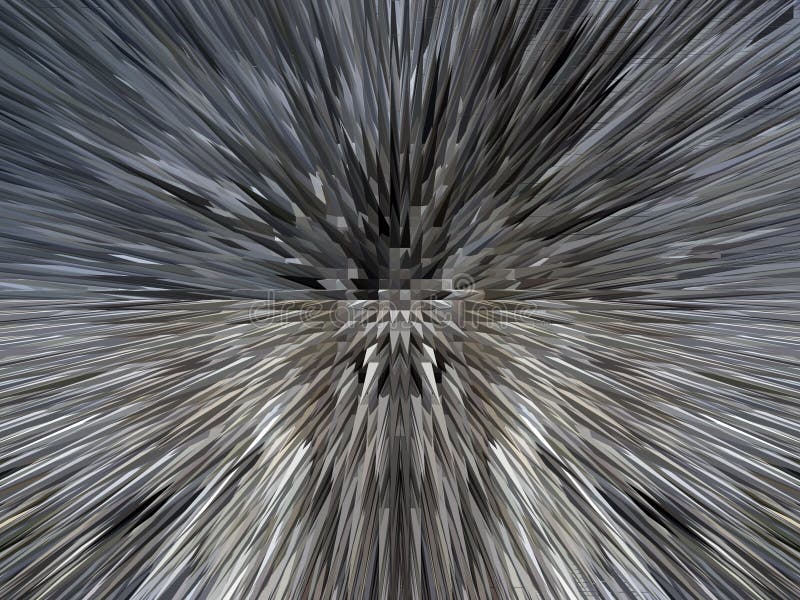 Grey Abstract Background with Sharp Thorns Stock Illustration ...