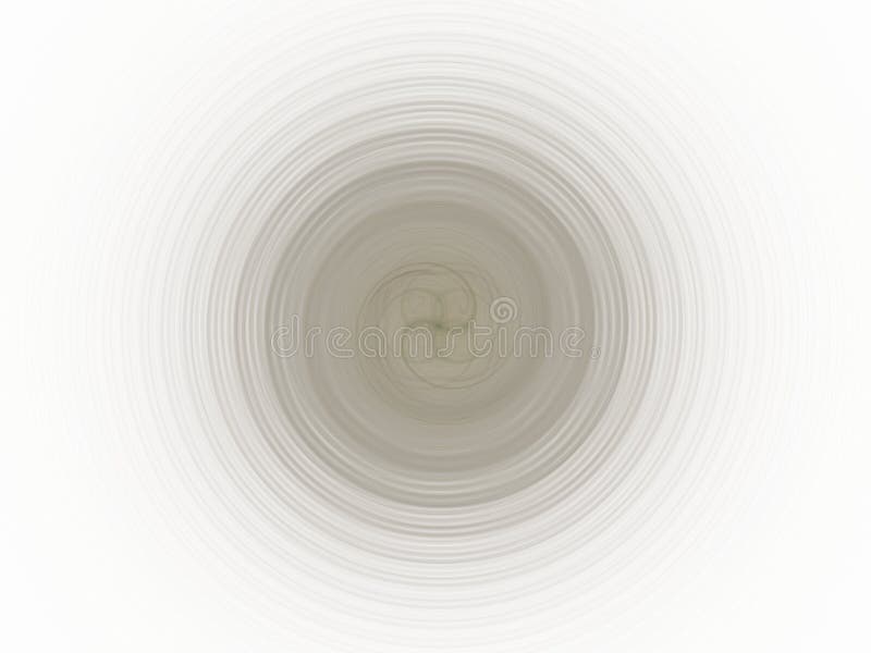 Grey Abstract Fractal with a Circular Spiral Pattern Stock Illustration ...