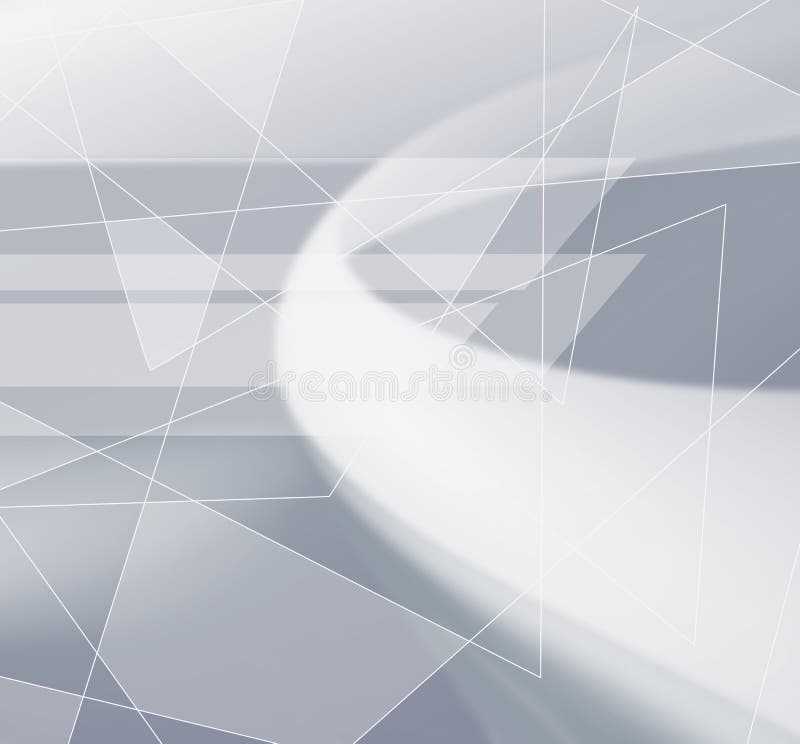 Grey Abstract Futuristic Background Stock Illustration - Illustration ...