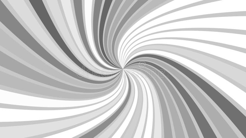 Grey Abstract Hypnotic Spiral Ray Stripe Background Stock Vector ...