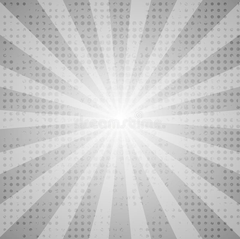 Grey Abstract Retro Beams Background Stock Vector - Illustration of ...