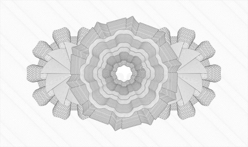 Grey Abstract Rosette. Vector Illustration Stock Vector - Illustration ...