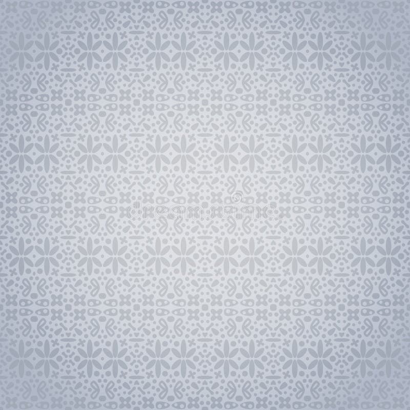 Grey Abstract Seamless Pattern Stock Illustration - Illustration of ...