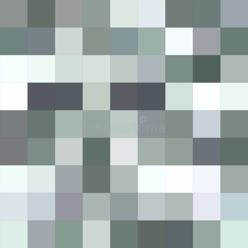 Grey Pixel Mosaic Design Background Stock Vector - Illustration of ...