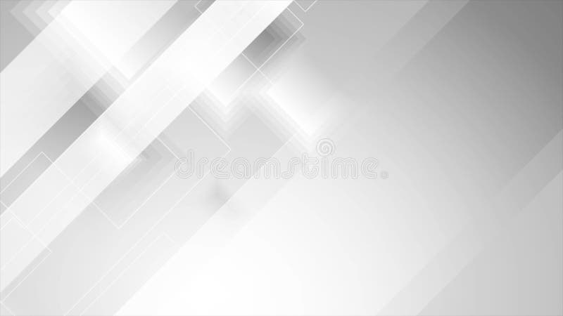 Grey Abstract Technology Geometric Motion Background Stock Footage ...