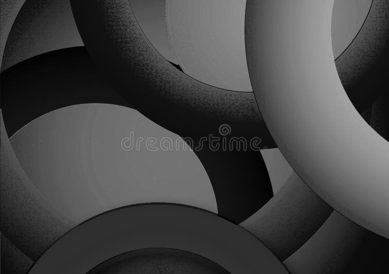 Grey Circles Depth Abstract Textured Background Wallpaper Stock ...