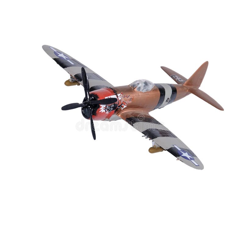 Grey Plastic Plane Isolated on the White Background Stock Photo - Image ...