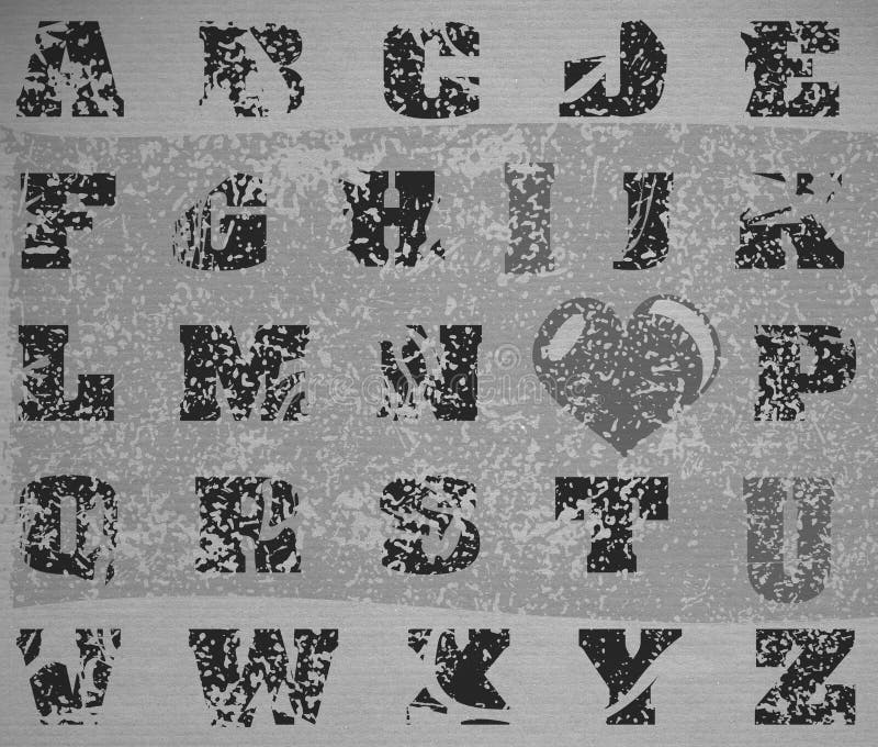 Grey alphabet stock illustration. Illustration of writing - 33583577