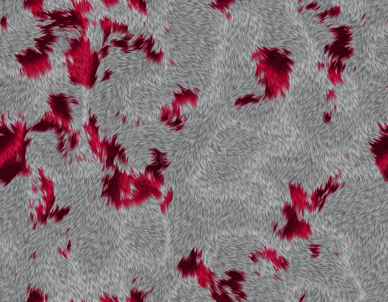 Grey Animal Fur with Bright Vine Color Random Shape Spots Stock ...