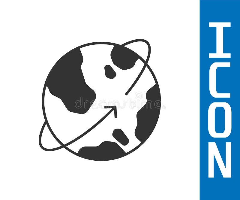 Grey Artificial Satellites Orbiting the Planet Earth in Outer Space ...