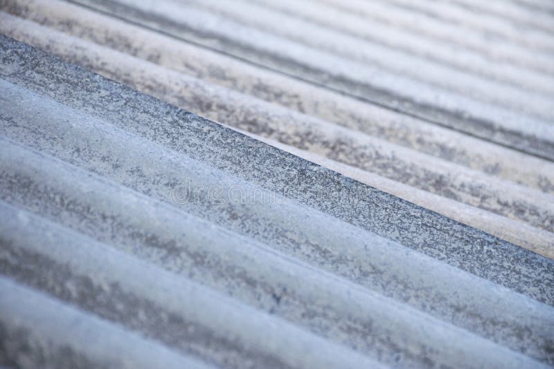 Grey Asbestos Roof Texture. Stock Photo - Image of protection, exterior ...