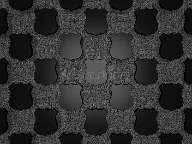 Grey Background with Black Shields, Textured Layer, Abstract Design ...