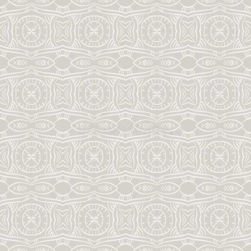 Grey Background with Seamless Pattern. Ideal for Printing Stock Vector ...