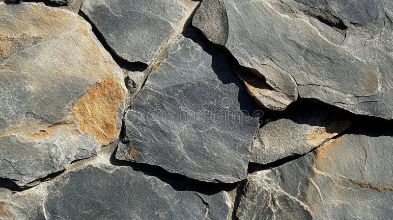 Grey and Beige Irregular Shaped Stone Wall Stock Illustration ...