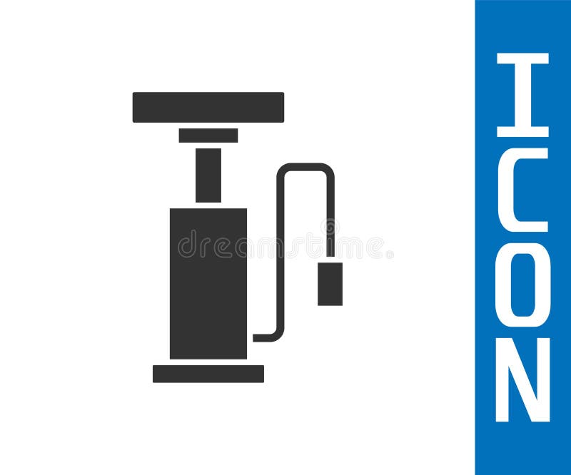 Grey oil pump stock vector. Illustration of construction - 58840768