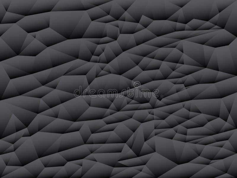 Grey and Black Abstract Polygon Background. Vector Geometric Texture ...