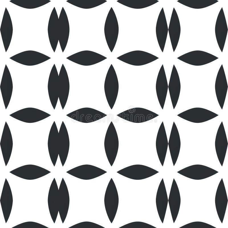 Abstract Black and White Graphic with Emphasis on Negative Space Stock ...