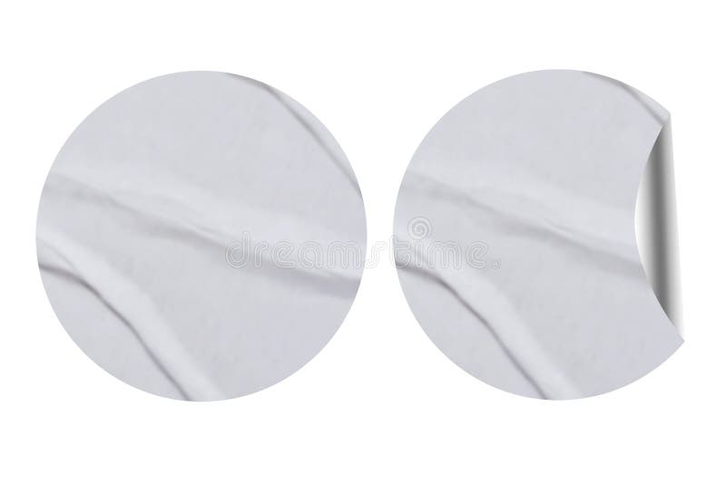 Grey Blank Sticker Design Set Stock Photo - Image of template, grunge ...