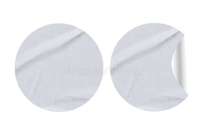 Grey Blank Sticker Design Set Stock Photo - Image of border, blank ...