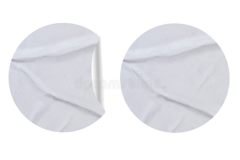 Grey Blank Sticker Design Set Stock Image - Image of creative, paper ...