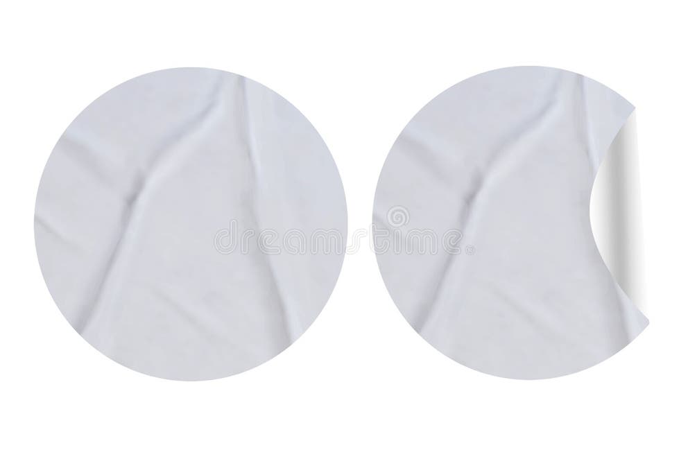 Grey Blank Sticker Design Set Stock Photo - Image of border, sale ...