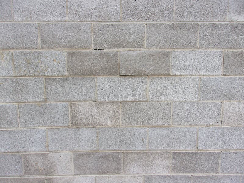 Grey Block Wall Outside during the Day in the City 2 Stock Image ...