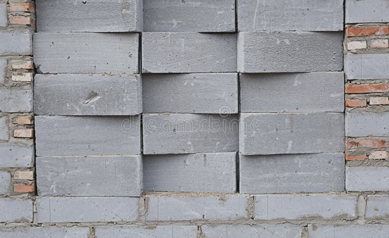 Grey block wall stock image. Image of temporary, china - 86845809