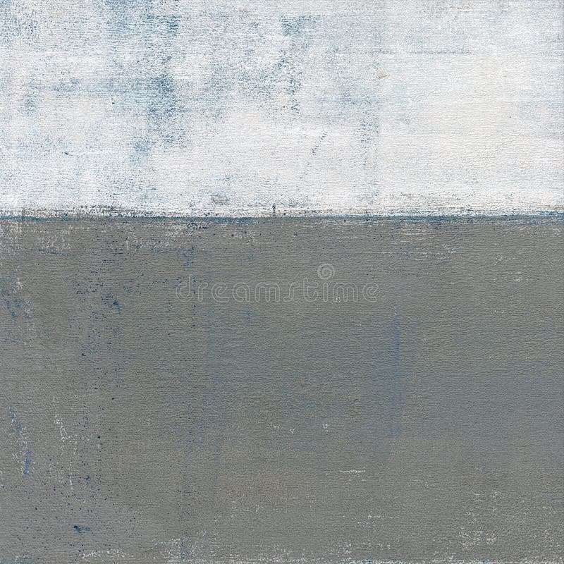 Grey and Blue Abstract Art Painting Stock Image - Image of contemporary ...
