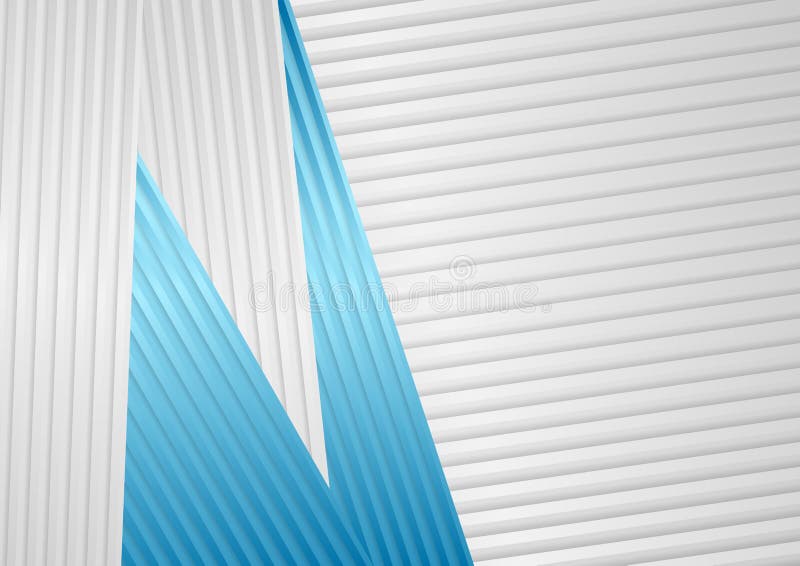 Grey Blue Abstract Concept Stripes Tech Background Stock Vector ...