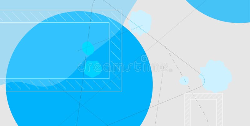 Grey and Blue Geometric Minimal Background Stock Illustration ...