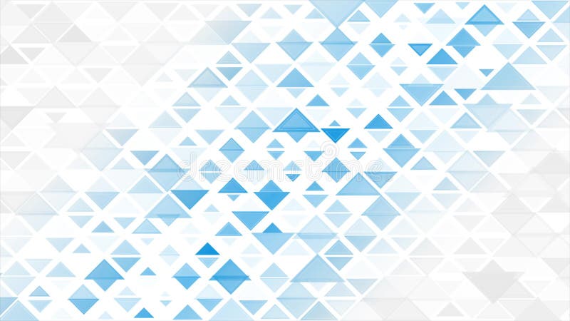 Grey and Blue Minimal Mosaic Triangles Abstract Geometry Motion ...