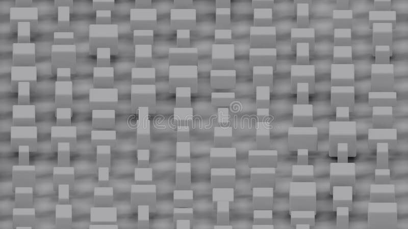 Grey Boxes Geometry Graphics - Randomization Concept - Abstract 3D ...